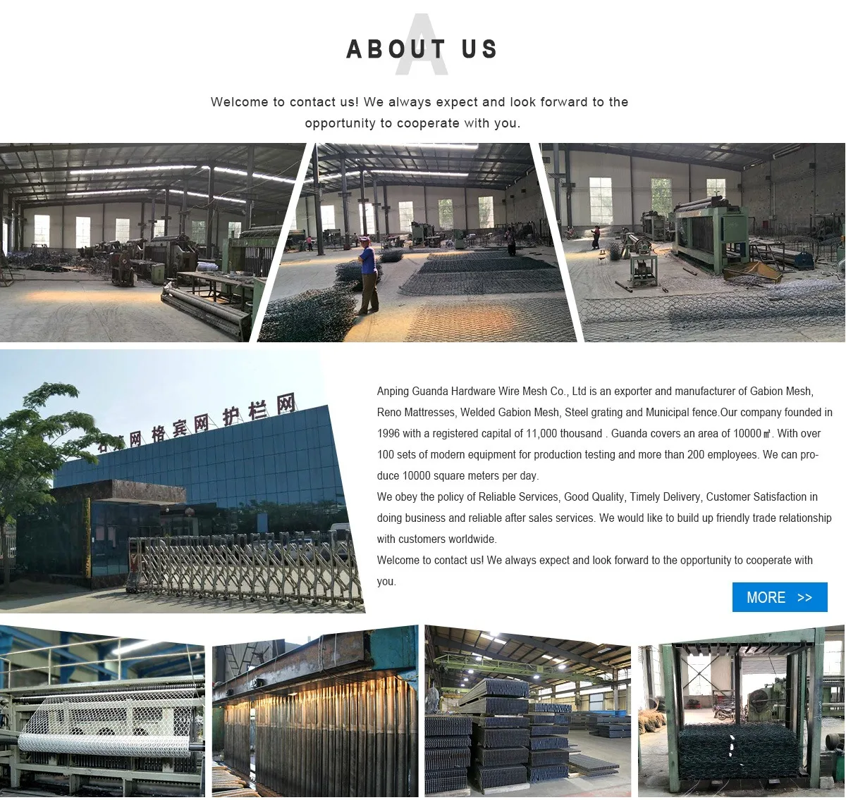 Anping Guanda Hardware Wire Mesh Co., Ltd. - Welded Mesh, Wire Mesh Fence
