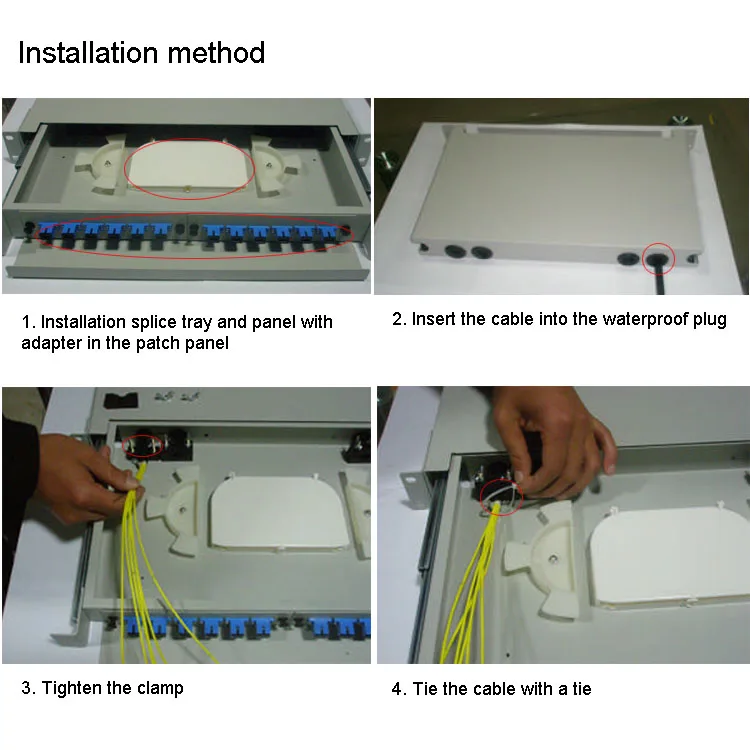 Corning Fiber 12 Ports Fc Rack Mount Odf 12 Core 24 Core Termination ...