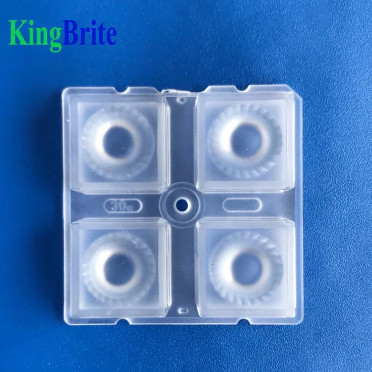 2x2 High Bay LED Lens 30 Degree for 5050 LED Kingbrite