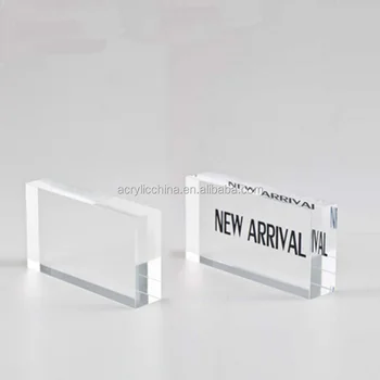 2016 Hot Products Acrylic Name Stand/acrylic Name Plate Stands/small ...