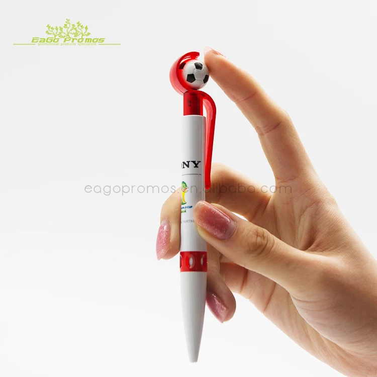 Shanghai Eago Promotional Novelty Gift Soccer Ballpoint Pen Football ...