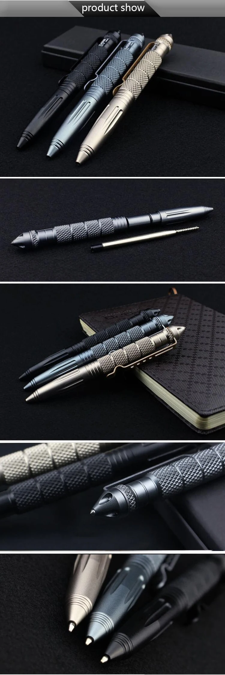 Multi Self-defense Tool Aviation Aluminum Portable Pen Hard Durable ...