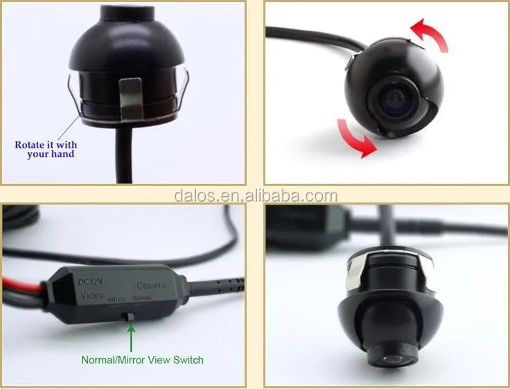 Small Size 18.5mm 360 Degree 12v Cmos Or Ccd Front And Rear View Car ...