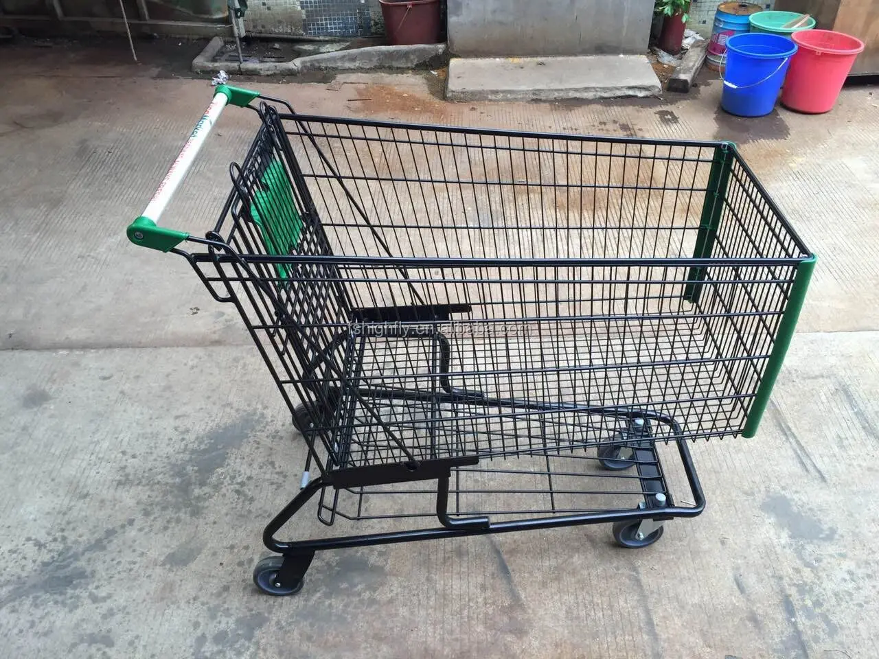 262l Large Size Shopping Cart Technibilt Model 6542 Zion Market Metal ...
