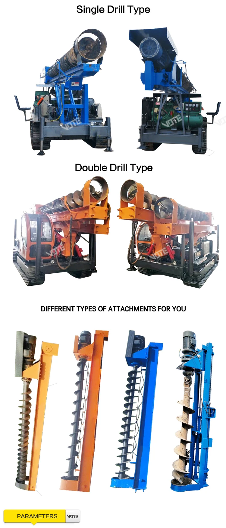 Hot sale ground screw helical construction pile machine Products from ...