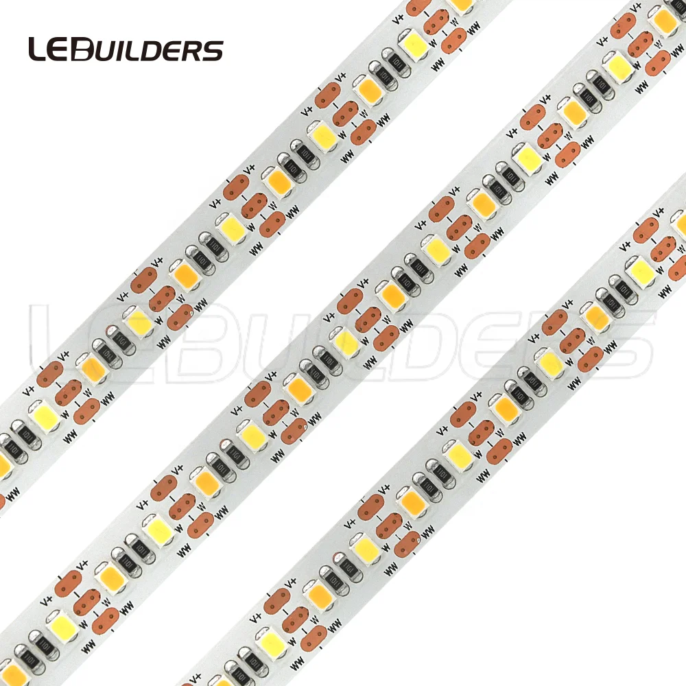 5v 12v 24v Two Color Cct Adjustable 2835 Led Strip - Buy Tunable White ...