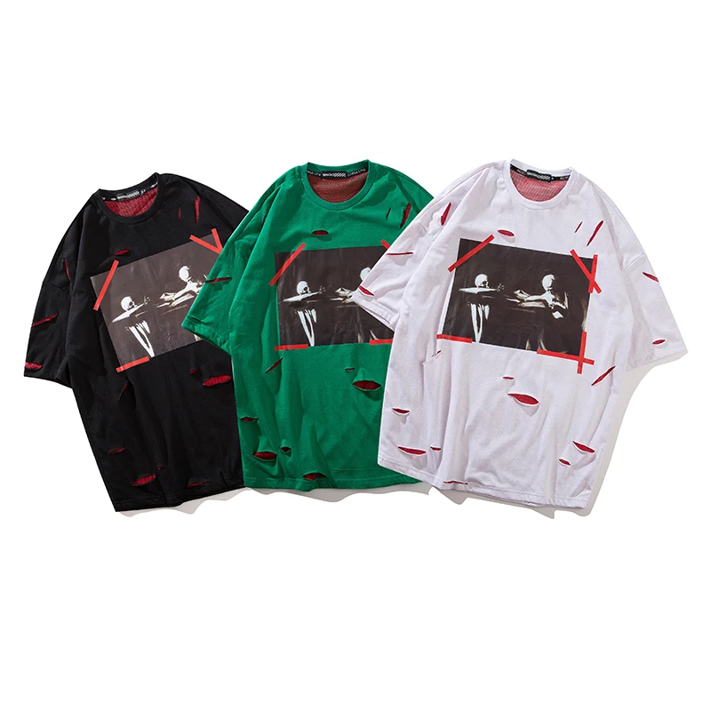 Custom 100% Cotton Hip Hop Oversize O Neck Printing Men T Shirt - Buy ...