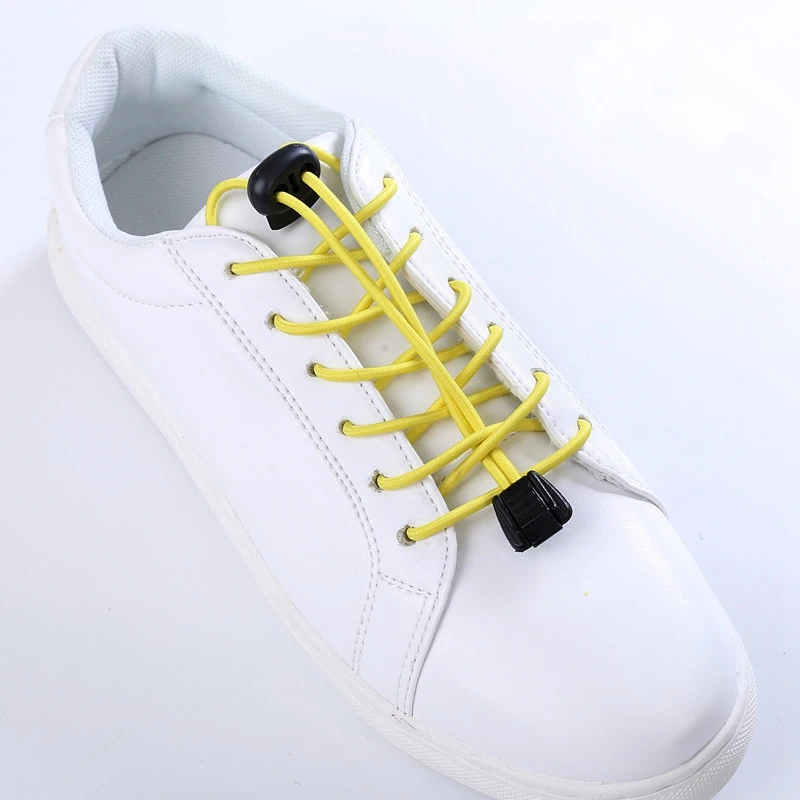 Multi Colored No Tie Bungee Cord Elastic Running Shoelaces - Buy ...