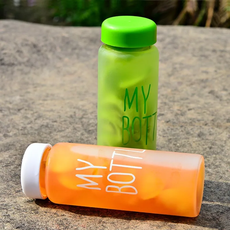 550ml Babo Tea Glass Water Bottle With Stainless Steel Cap Wide Mouth ...