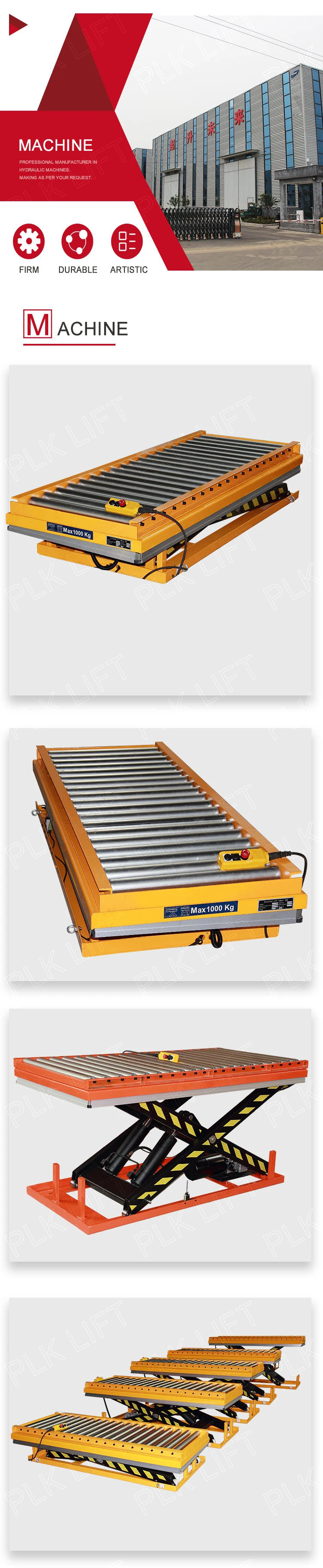 Scissor Lift Table Roller Conveyor Lift Table - 4000KG