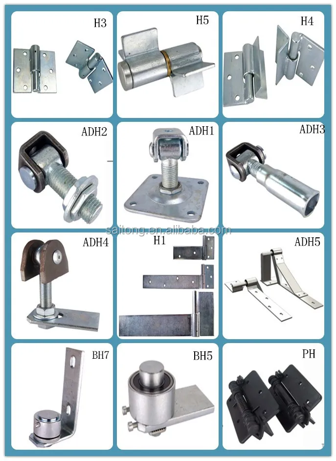 Steel Swing Gate Roller Bearing Weld on Hinge - Durable & Versatile