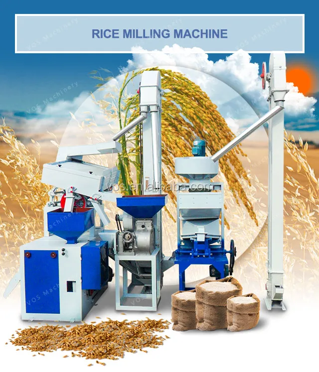 Full Automatic Complete Sets Mini Rice Mill Machine/ Auto Rice Milling ...