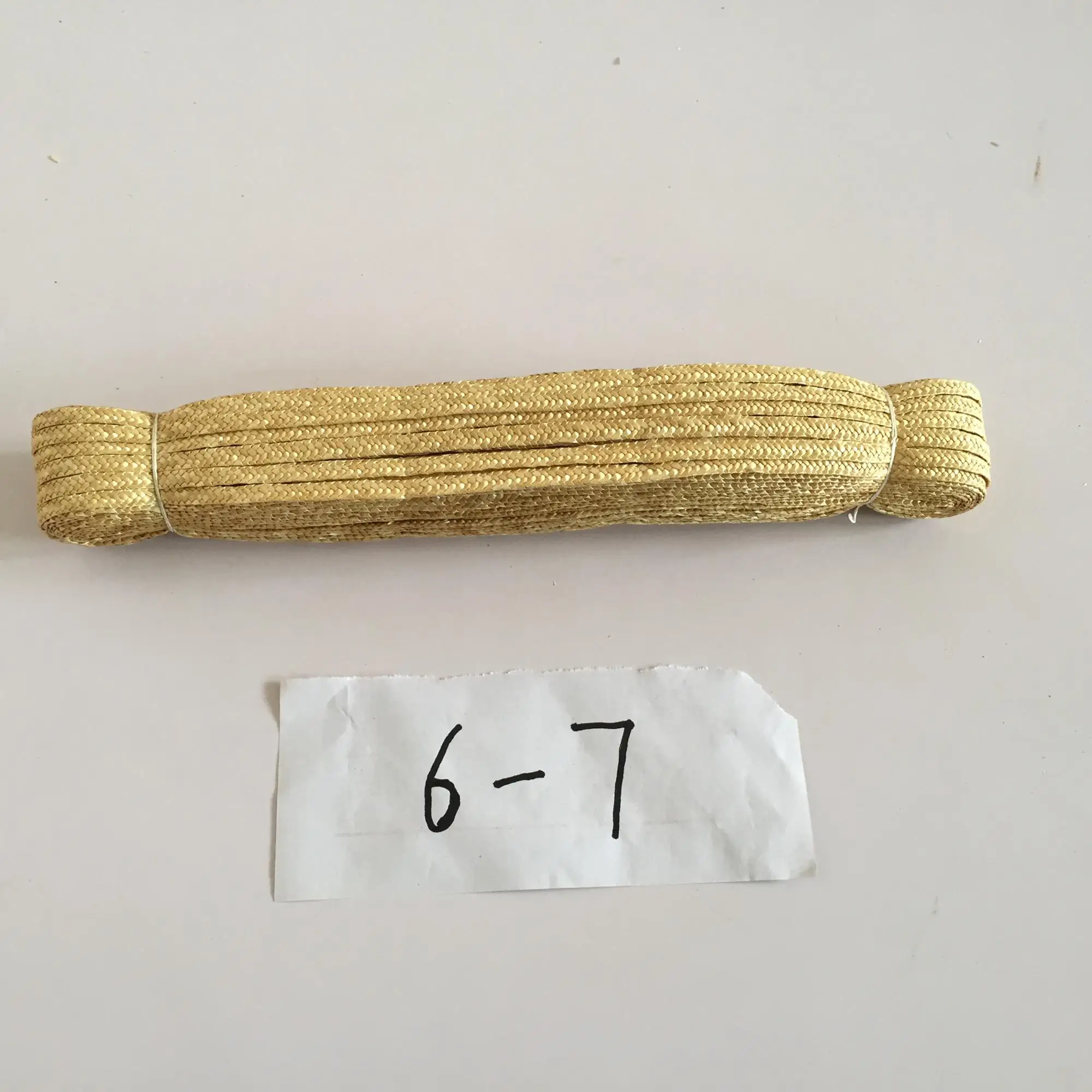 Handmade 6-7 Mm Natural Wheat Straw Braids - Buy Handmade Wheat Straw ...