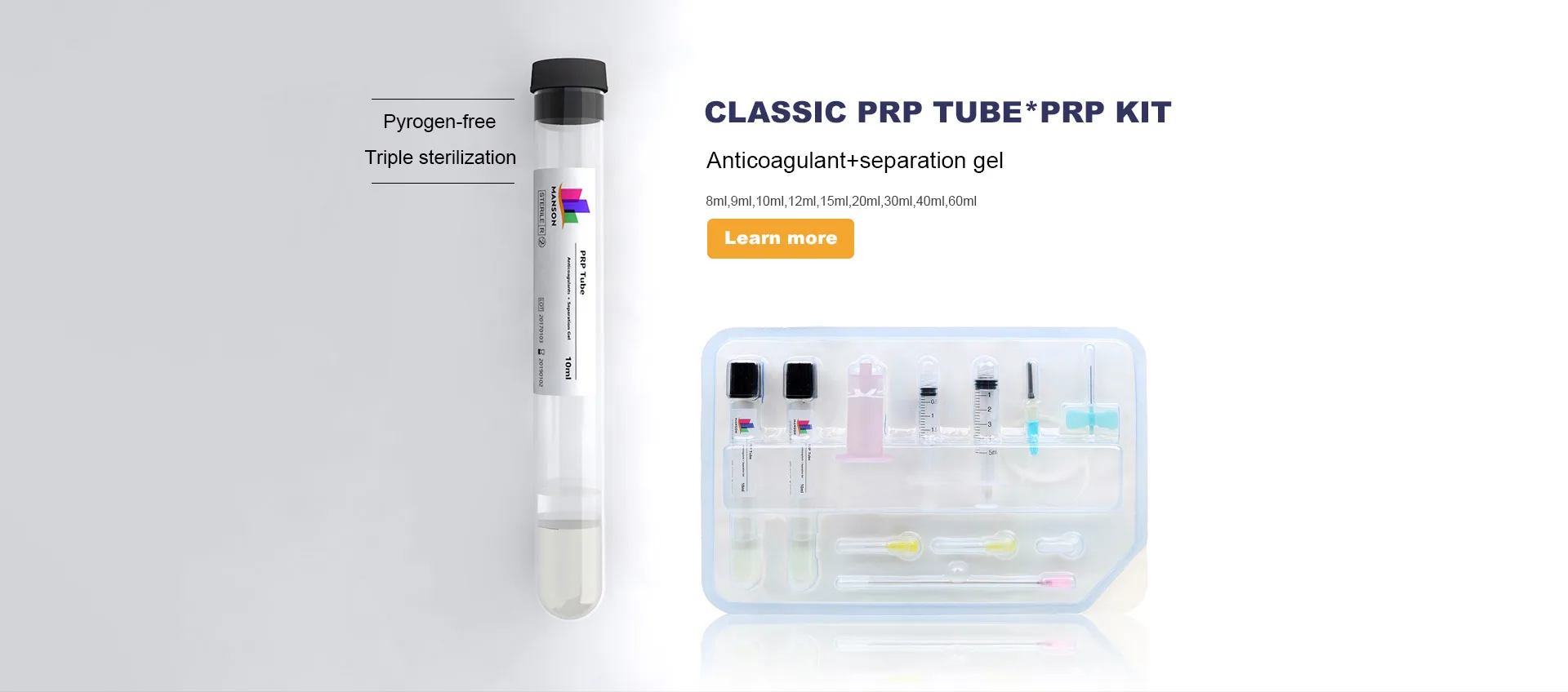 Beijing Manson Technology Co., Ltd. - PRP Tube, PRP Kit