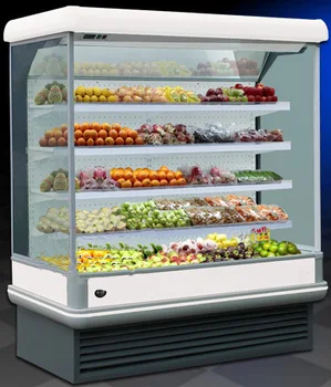 Designer Open Showcase Chiller/supermarket Display Refrigerator/upright ...