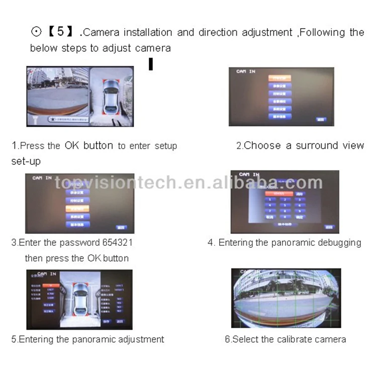 Super Hd 720p 360 Degree All Round Around View Car Camera Systema Car ...