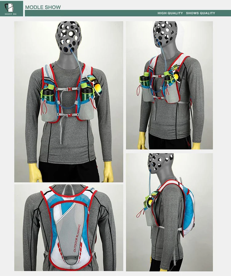 2L Hydro Drink Backpack - Running Hydration Pack by Bageerbag