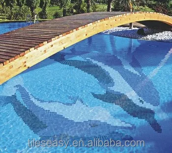 Pool Design Dolphin - Buy Swimming Pool Tile Dolphin,Art Mosaic Dolphin ...