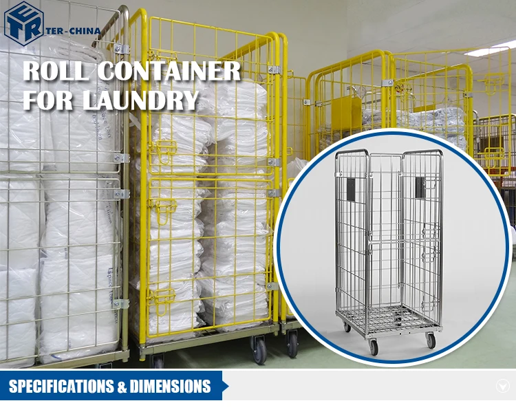 710x800xh1800 Metal Roll Cage - Durable Storage Solution