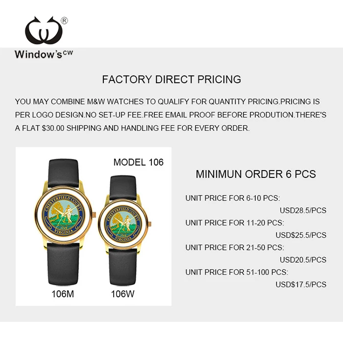 Private Label Watch Brand Your Own Logo Custom Watch Leather Strap ...