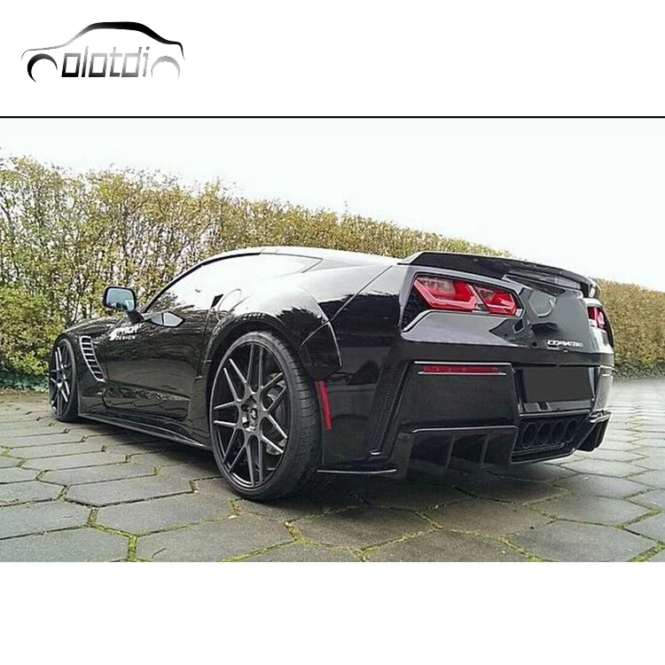 Car Bumper Carbon Rear Side Fenders Arch Edge Wheel Flare Fenders For ...