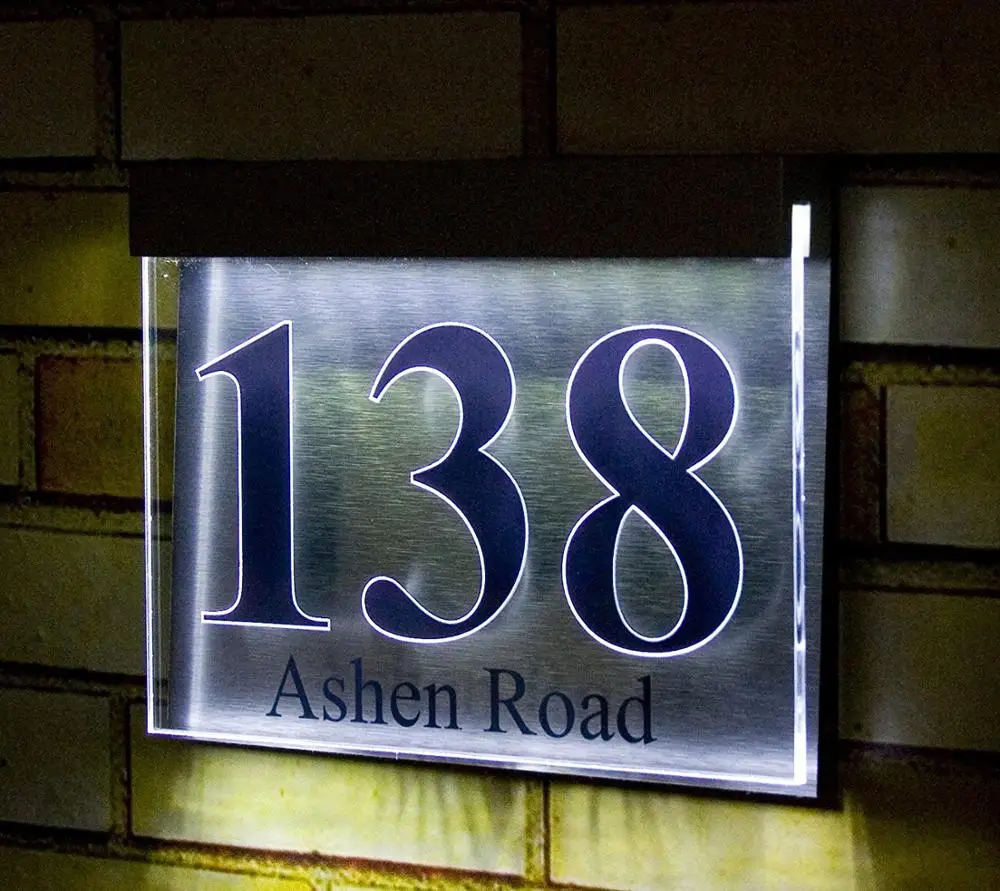 Factory Custom Made Led House Floor Room Number Signs For Hotel - Buy ...