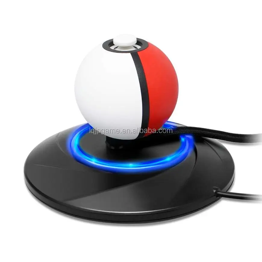 For Nintendo Switch Pokeball Power Supply Led Charger Charging Stand ...