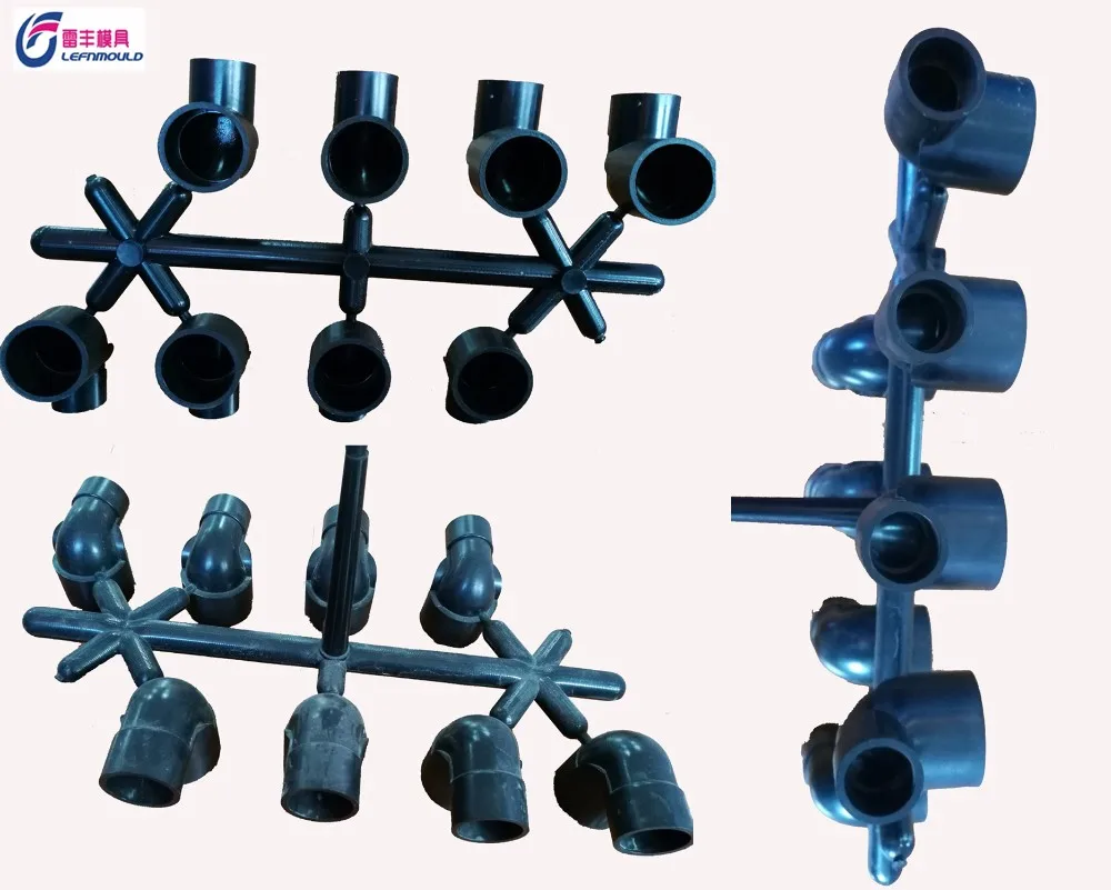 Pvc Plastic Injection Collapsible Core Pipe Fitting Mould - Buy ...