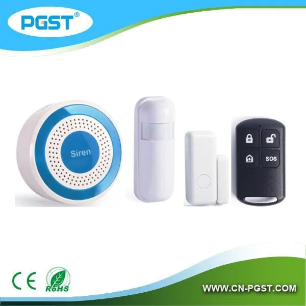 Rohs/ce/fcc Siren Cctv Alarm System,Wireless Indoor Strobe Siren Alarm ...