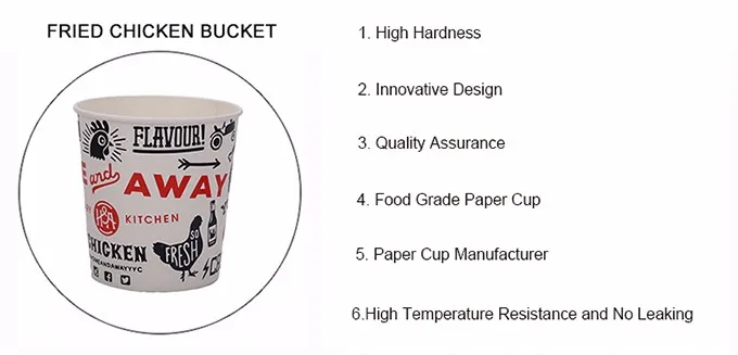 Paper Material Food Packaging Containers For Fried Chicken - Buy Food ...