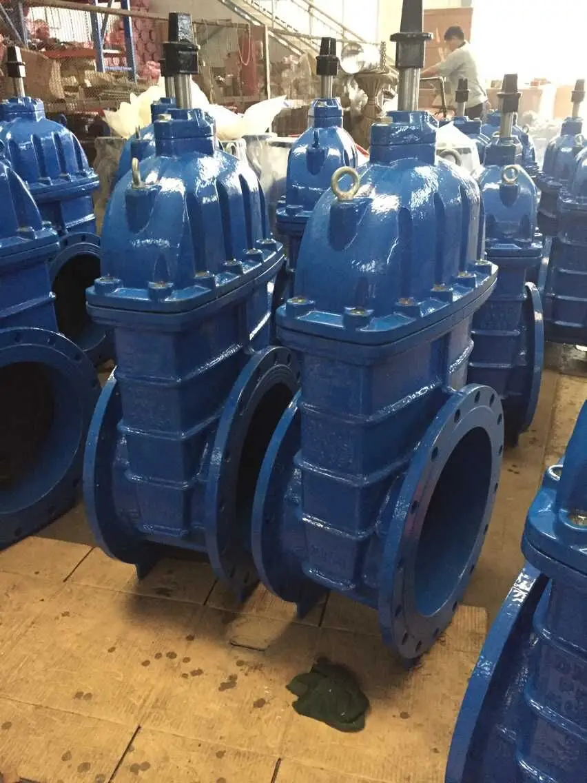 Ductile Iron Din F4 Direct Buried Gate Valve With Stem Operation Cap ...