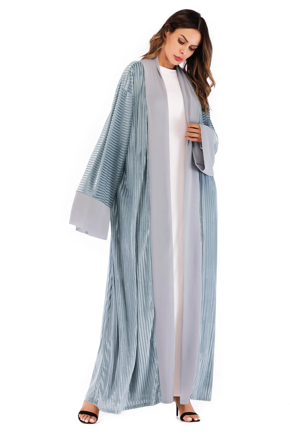 1671# Turkish Modest Clothing Islamic Coats Hijabs Long Sleeve Abaya ...