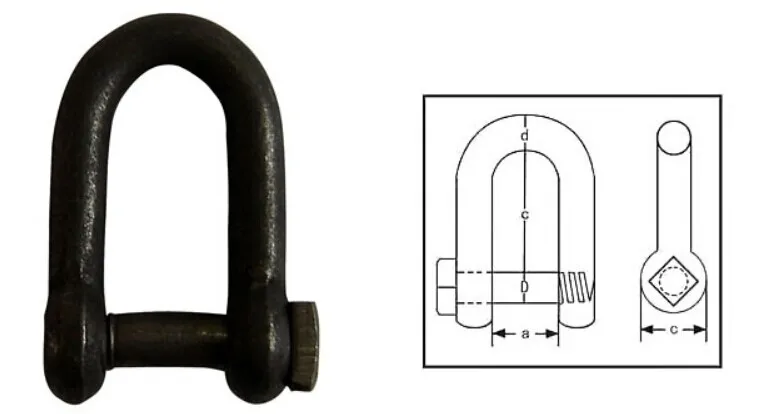European Large D Shackle European Trawling Shackle - Buy Rigging ...