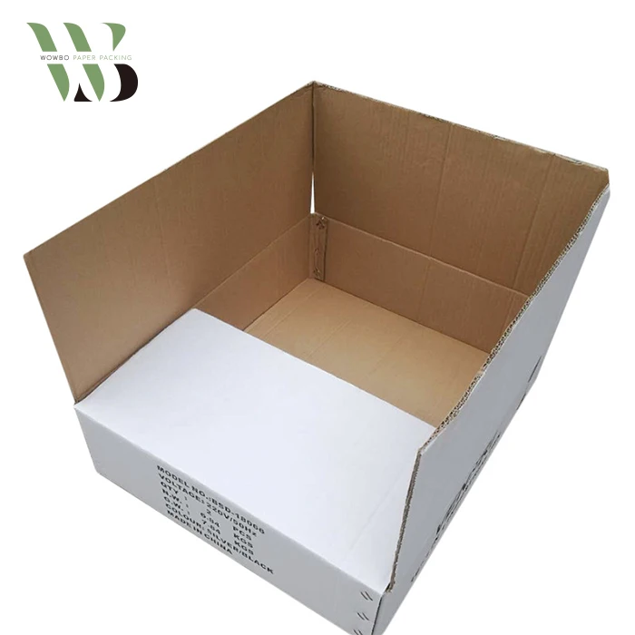 White Shipping Carton With Custom Logo Printed - Buy Carton With Custom ...