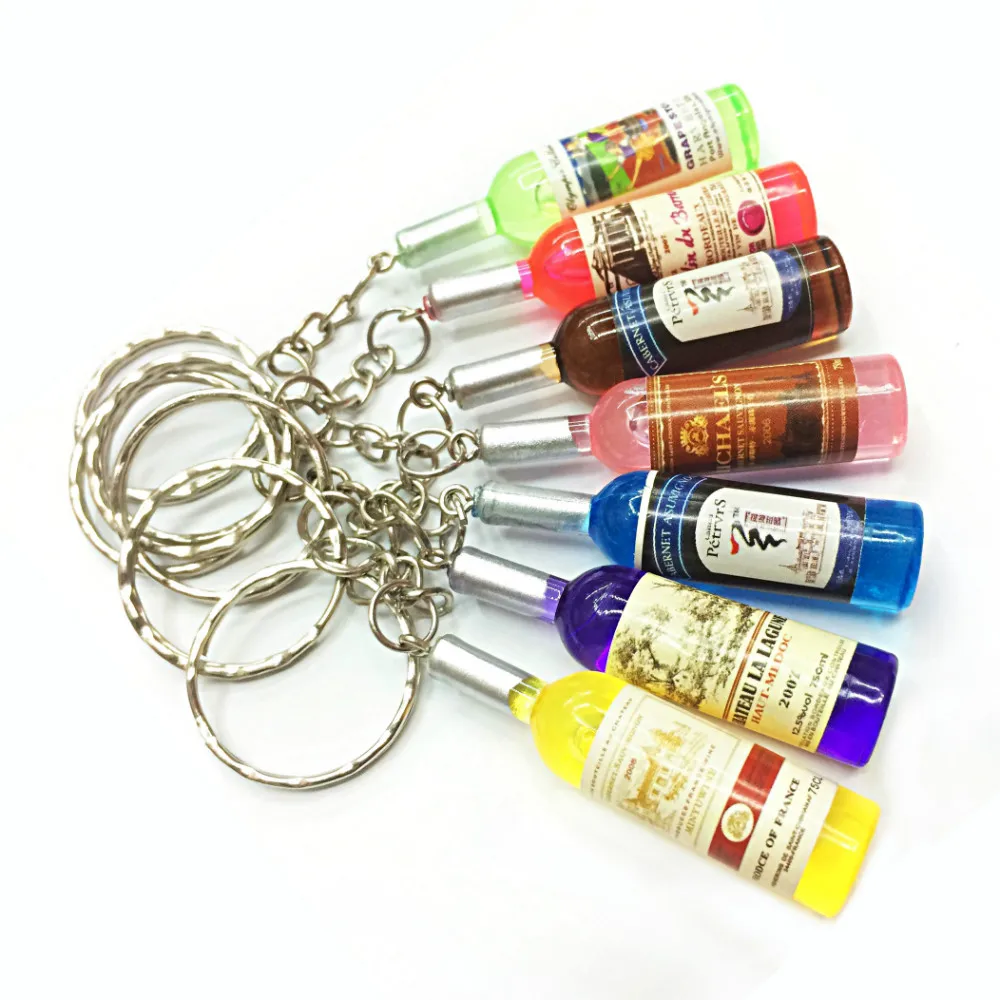 Custom Printed Acrylic Charms/acryklic Keychains/key Ring,Mini Wine ...