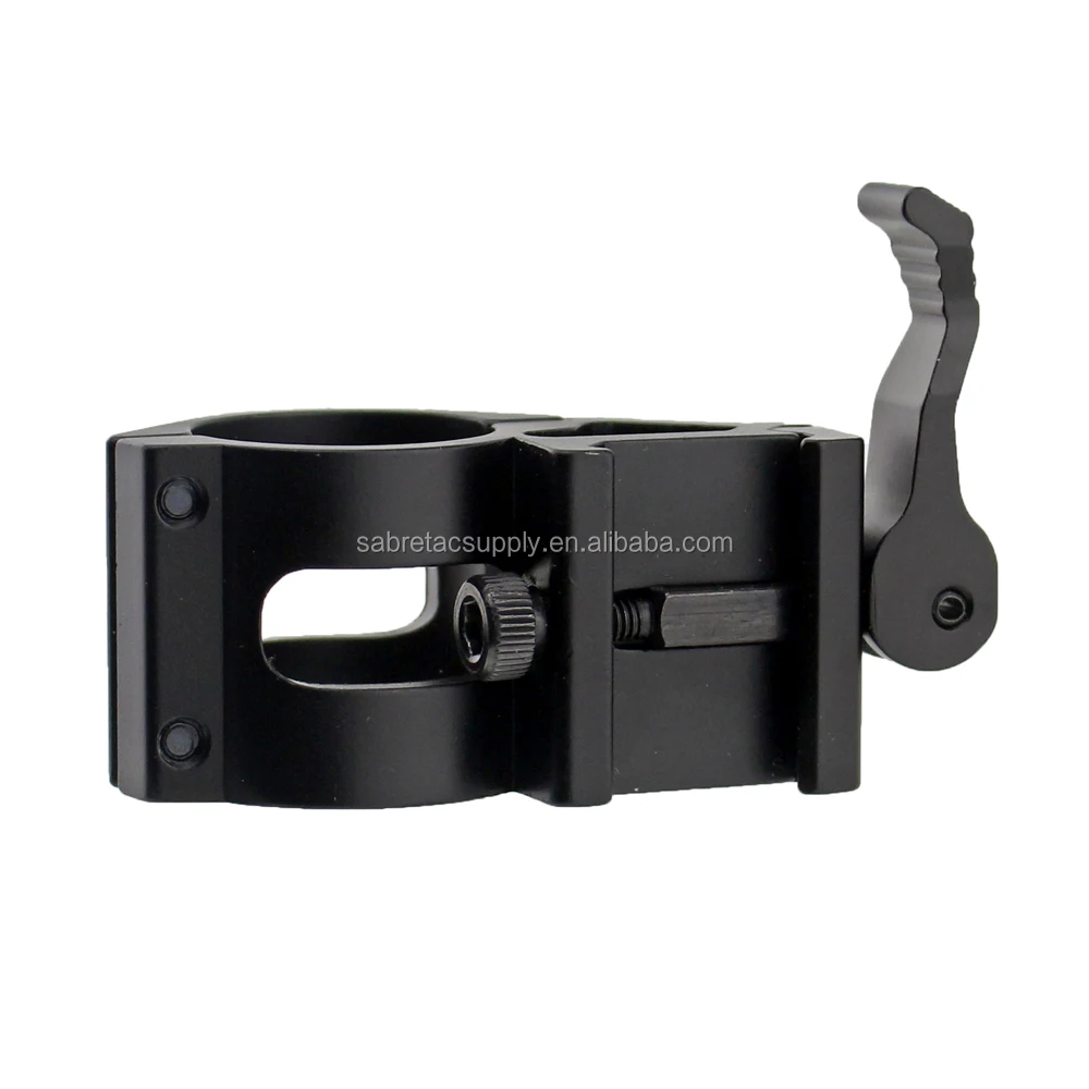 Tactical Quick Release 25.4mm Ring Offset 20mm Rail Clamp Gun Mount ...