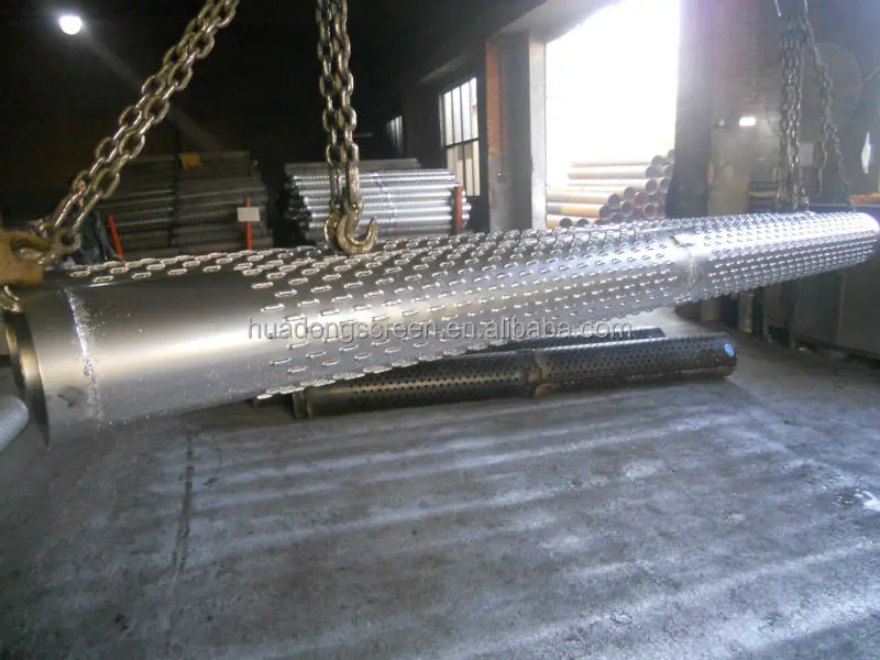 Galvanized Steel Water Borehole Bridge Slot Screen/blind Casing Screen ...