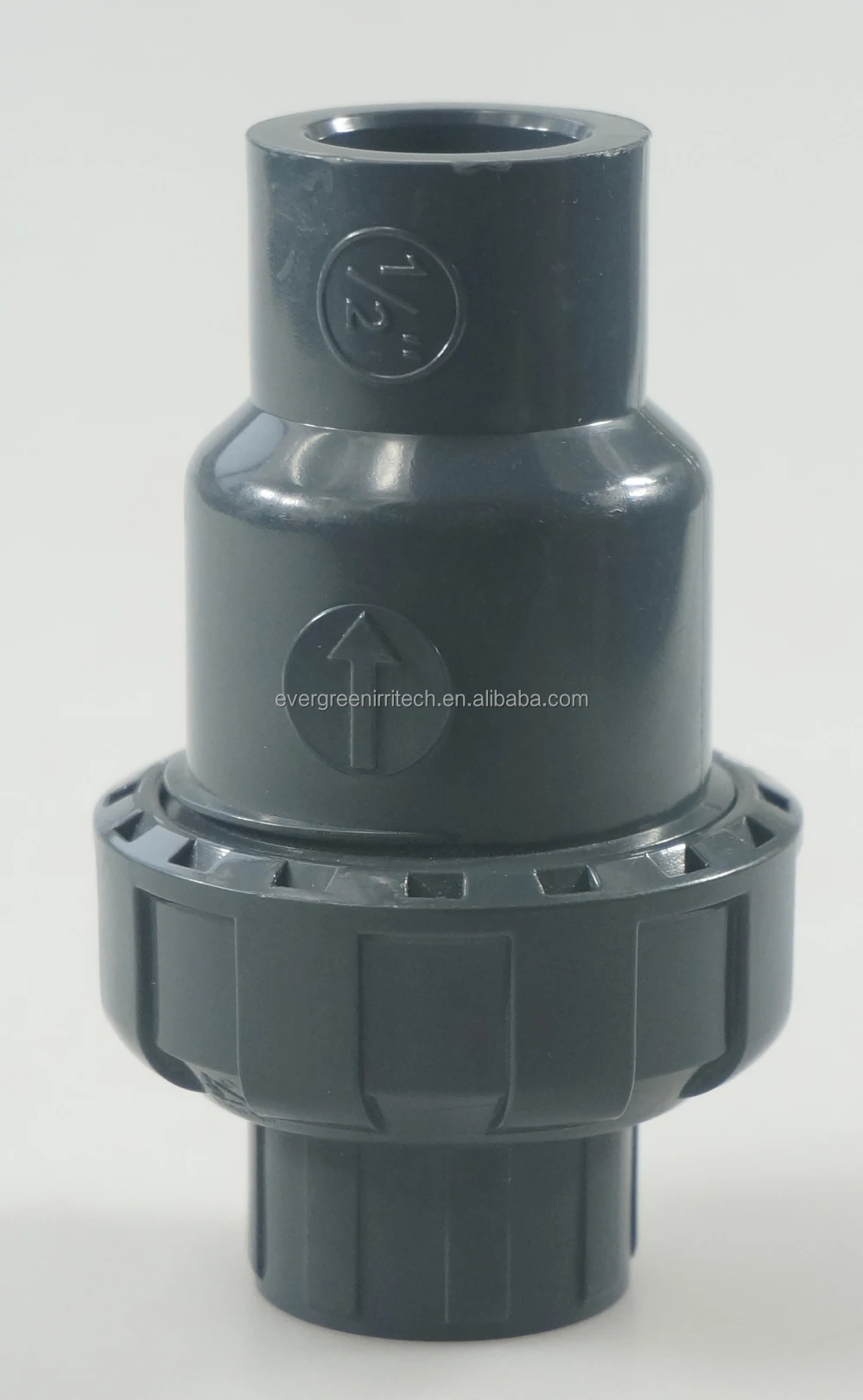 Cheap PVC 20mm 1/2'' Socket PVC Pipe Swing Check Valve