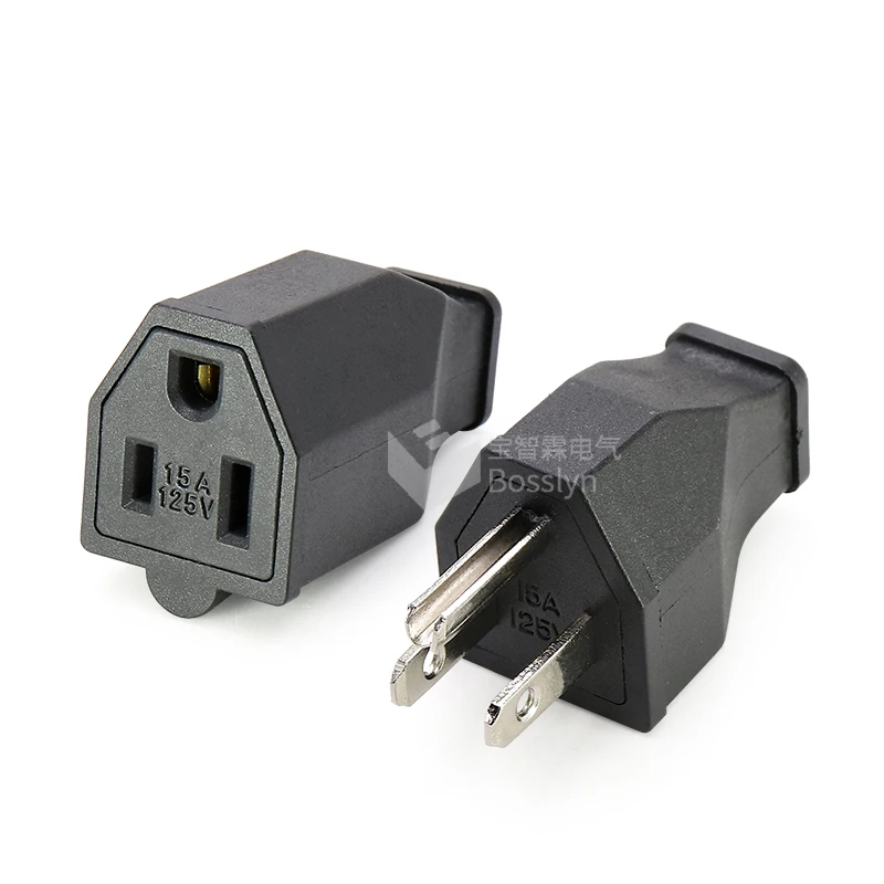 Nema 5-15p Type B Plug Rewireable Usa 15a 125v 3 Prong Power Plug - Buy ...