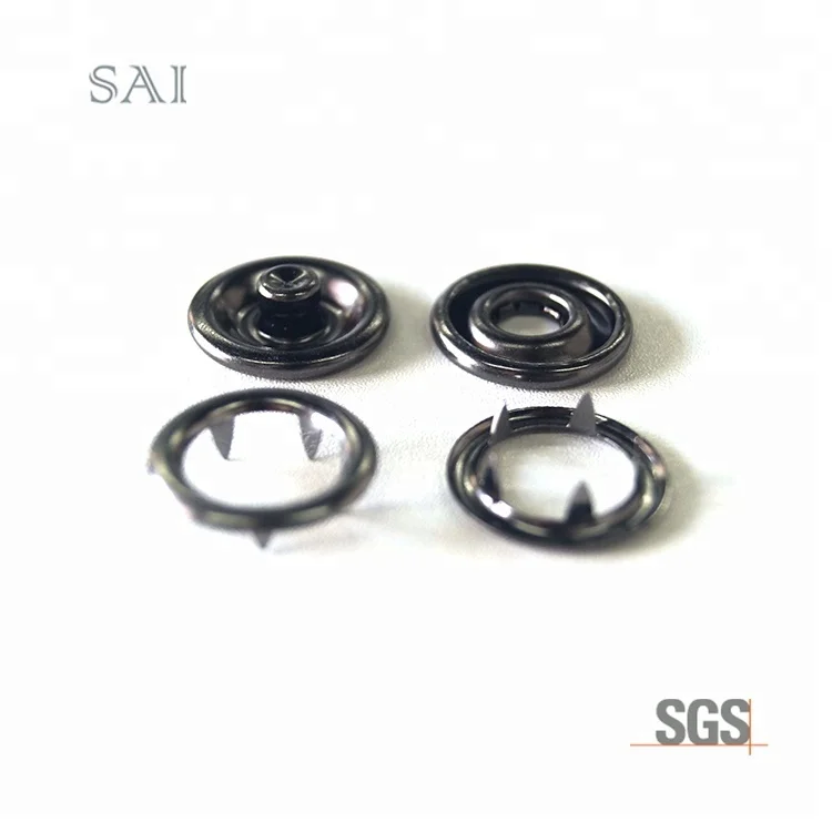 Custom Strong Prong Snap Button With 4 Parts - Buy 13mm Spring Snap ...