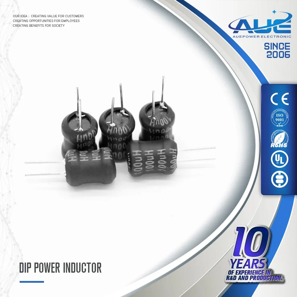 Dip Power Inductor 1mh 1uh 4700uh Ferrite Core Choke Coil Inductor ...