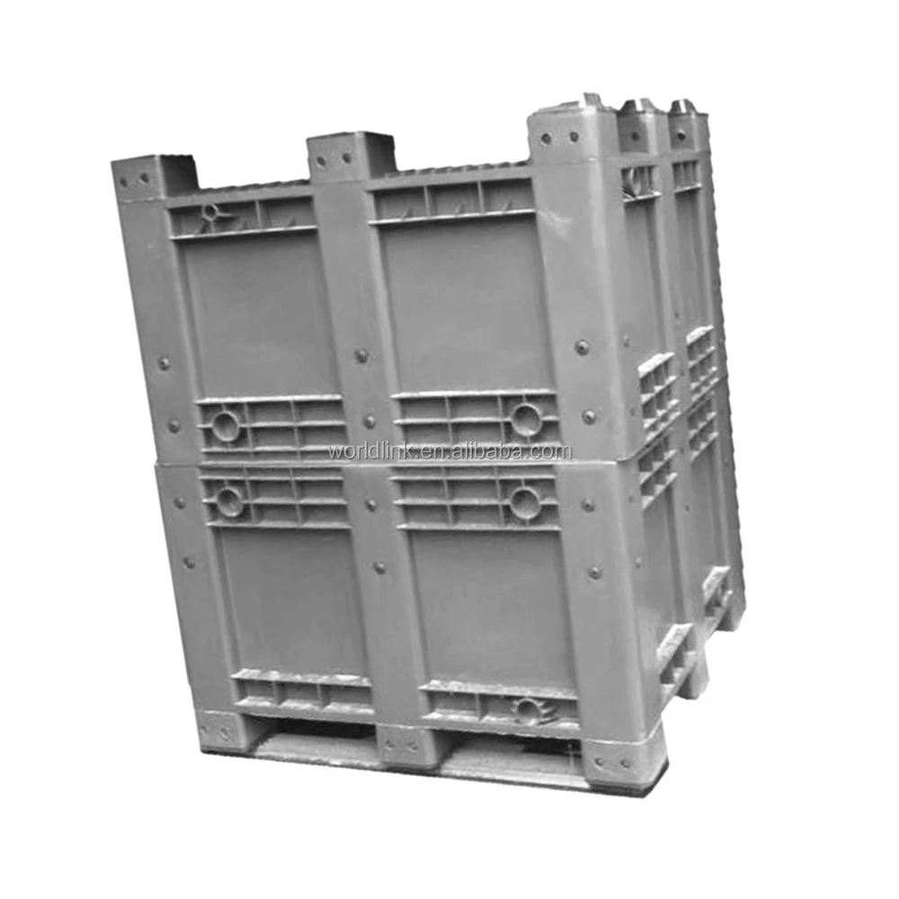1000kgs Heavy Duty Perforated Plastic Pallet Box for Agriculture