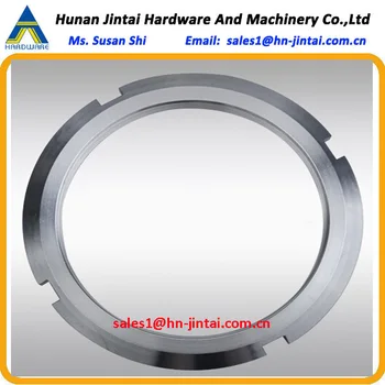 High Quality Precision An Slotted Bearing Zinc Plated Locknuts For ...