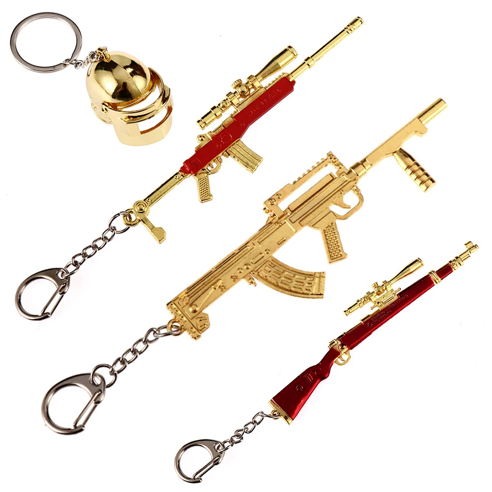 Wholesale Custom Keychain Metal Helmet Backpack 98k Ak47 Akm M416 Awm ...