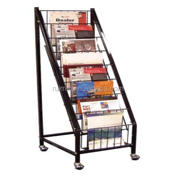 Outdoor Portable Metal Wire Newspaper Stand - Buy Newspaper Stand ...