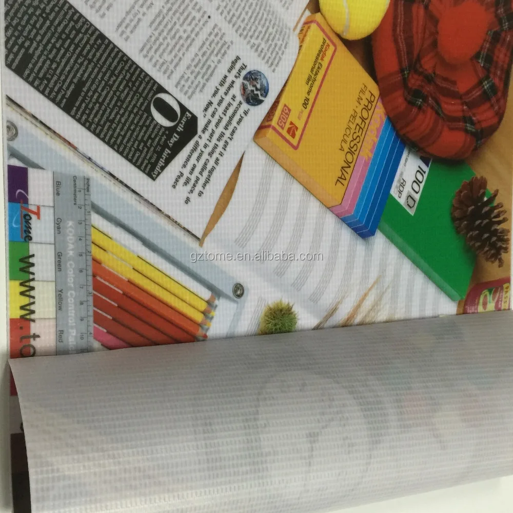 Black Back Pvc Banner 440gsm Black Out Flex Material Black Base Canvas ...