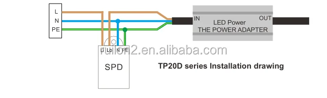 10kv LED Light SPD Surge Protection Device - Reliable & Indicative