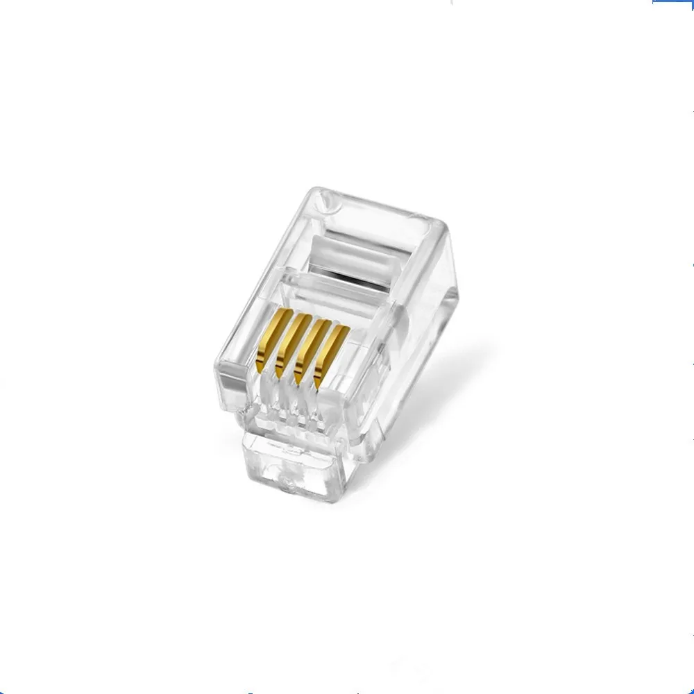 All Color 4c Plug Modular 4p Rj9 Connector - Buy Rj9 Connector,Modular ...