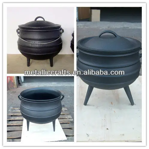 3 Legs Potjie Pot Cast Iron - Perfect for Camping Cooking