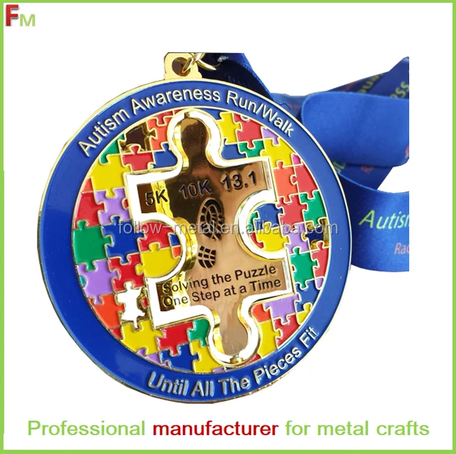 Jigsaw Puzzle Shape Metal Award Medal - Buy Jigsaw Puzzle Shape Medals ...